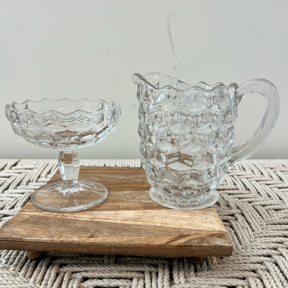 Fostoria | Dining | Fostoria American Glass Stacked Block Clear Crystal ...